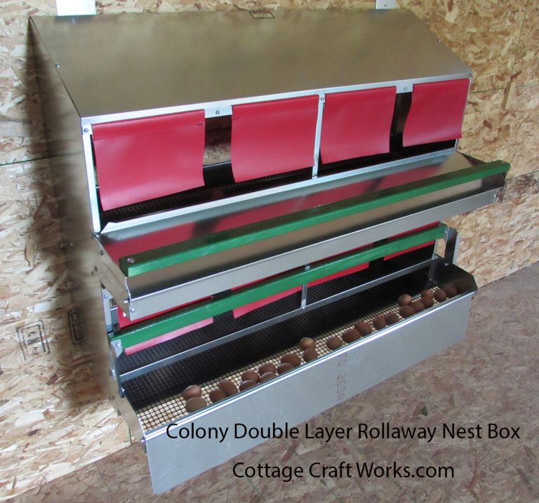 Budget Friendly Rollaway Chicken Nesting Boxes – Cottage Craft Works ...