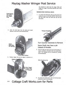 Maytag Wringer Washer Service Manual – Cottage Craft Works Official Blog