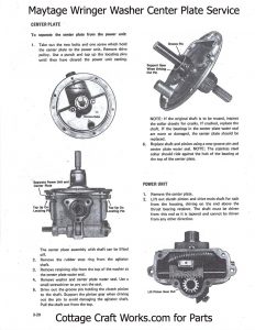 Maytag Wringer Washer Service Manual – Cottage Craft Works Official Blog
