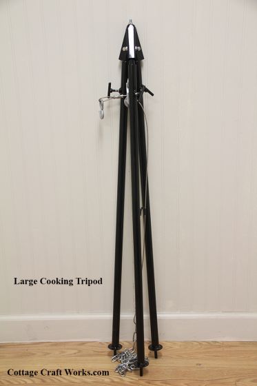 Large Professional Campfire Cooking Kettle Tripod.