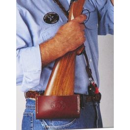 Made in USA Leather Gun Caddy – Premium Hunting Gun Carry Accessory ...