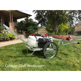 15-Gal Wheeled Garden, Farm & Orchard Sprayer | Boom & Wand Cart Sprayer