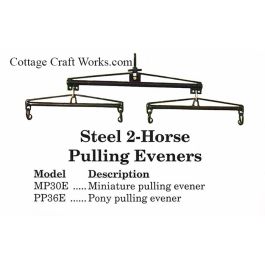 Steel Pipe 2 Pony Pulling Evener