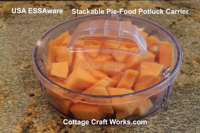 Pie Carrier Stackable Pie-Food Carrier, ABS Commercial Duty