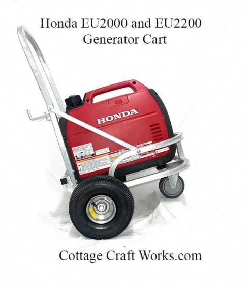 Dolly Style Wheeled Aluminum Generator Cart Honda EU2200