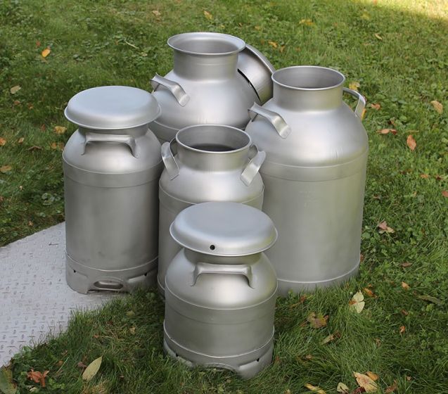 USA Stainless Steel 5 Gallon Milk Can | Heavy-Duty Farm & Dairy Storage