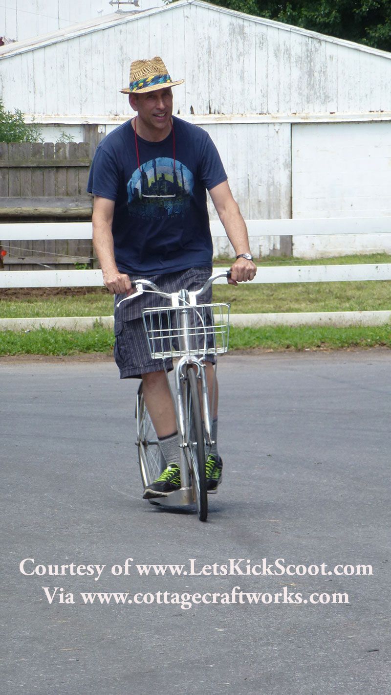Amish Aluminum Push Scooter-Kick Bike Size 24/20