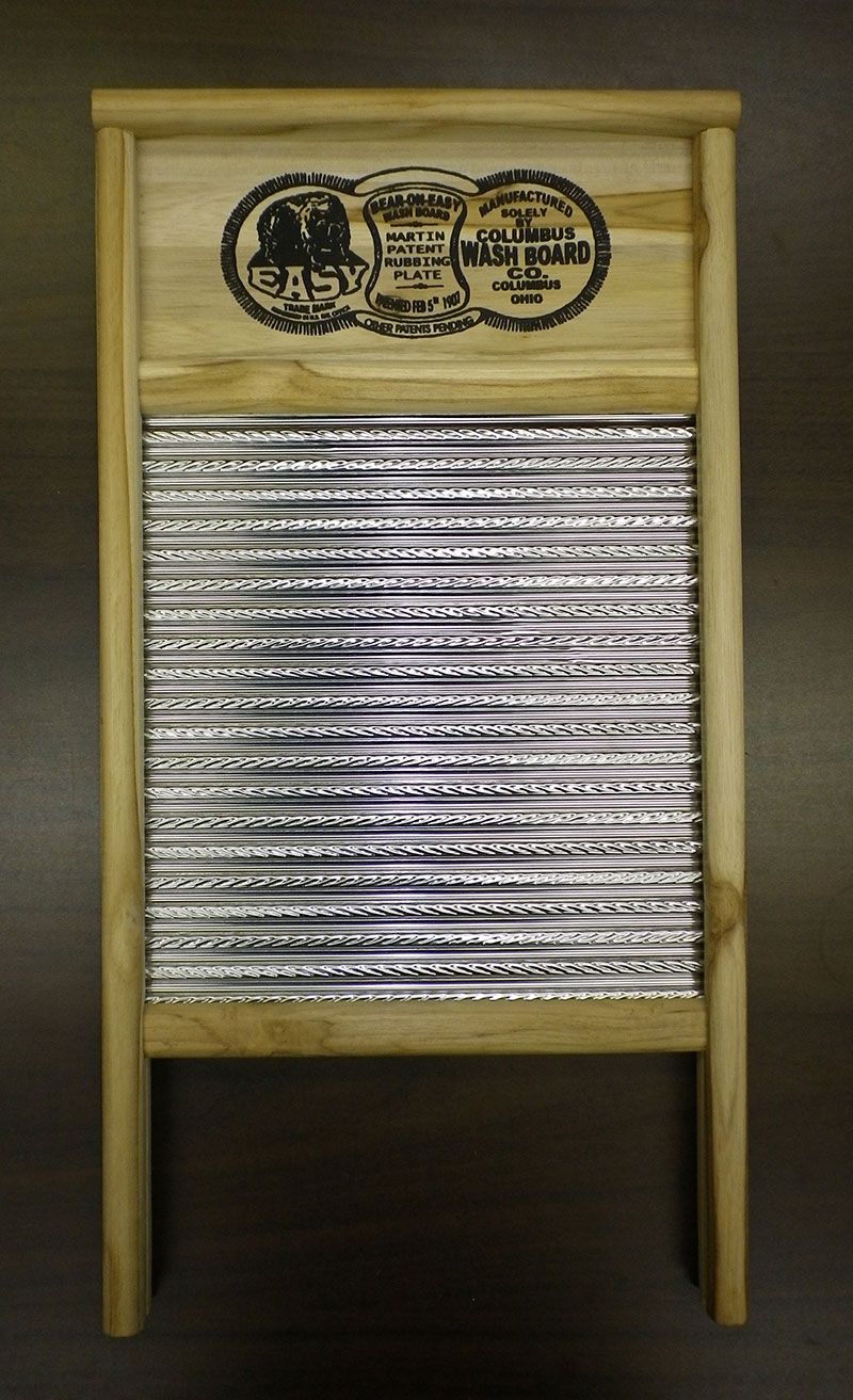 Family Sized USA Bear on Easy Old-Fashioned Washboard