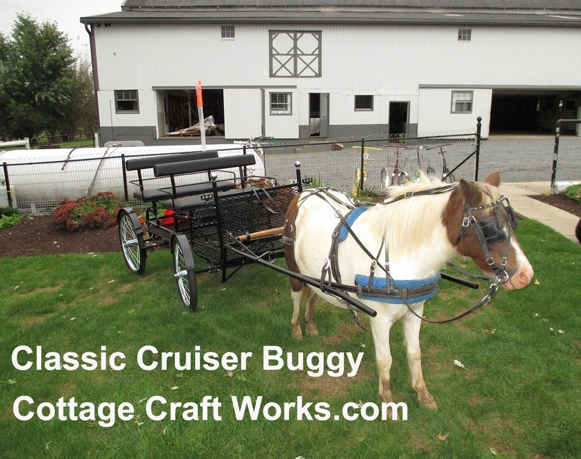 Classic Cruiser Horse-Drawn Lightweight Metal Buggy