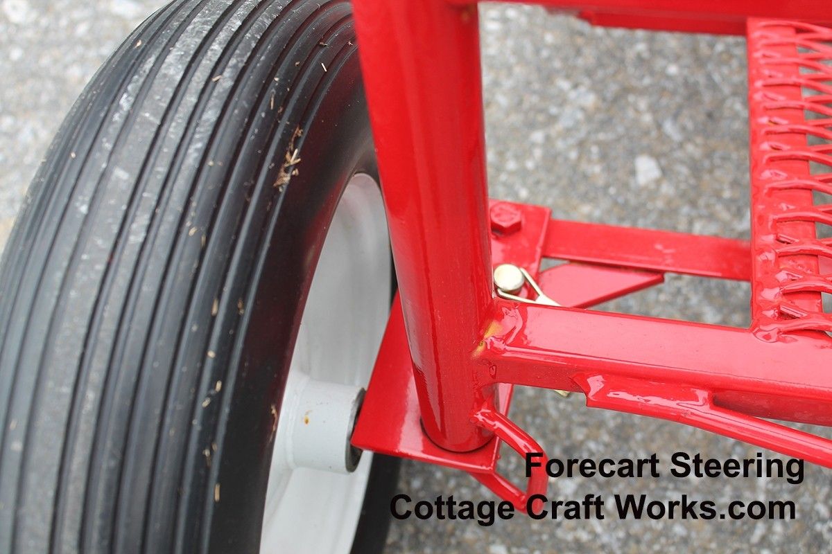 Horse-Pony Drawn Forecarts, Rear Wheel Foot Steering