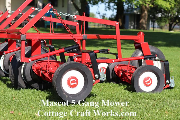 Tractor-ATV-UTV Five Gang Trailing Reel Mower