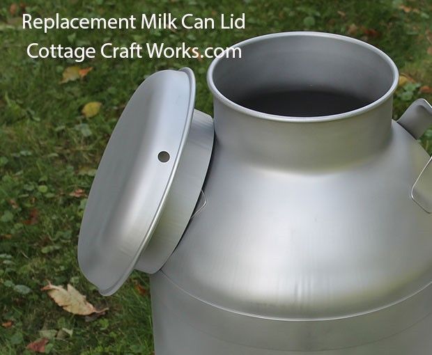 Replacement Stainless Milk Can Lid, fits Penn-Michigan 7" Top
