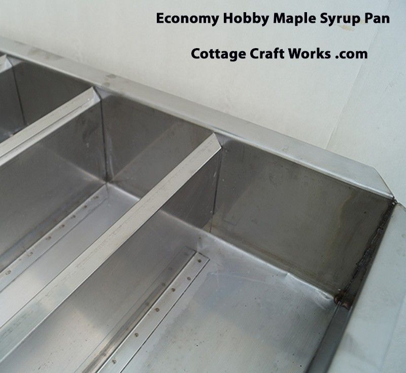 Hobby wood fired economy maple syrup cooker, evaporator