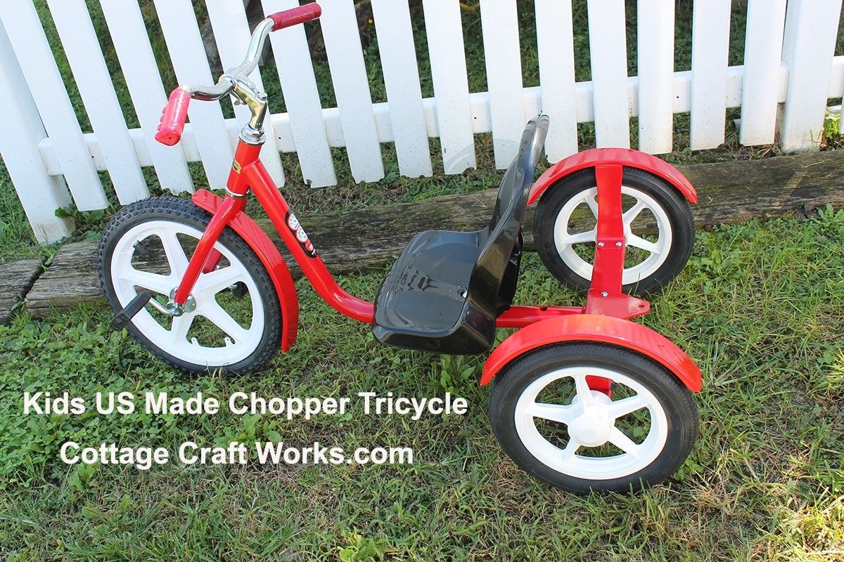 Kids USA Metal Chopper Tricycle, built to last for generations