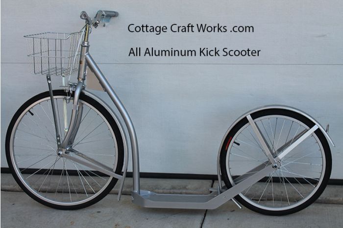 Adult Aluminum 24/20 Push Scooter | Handcrafted Amish Kick Bike ...