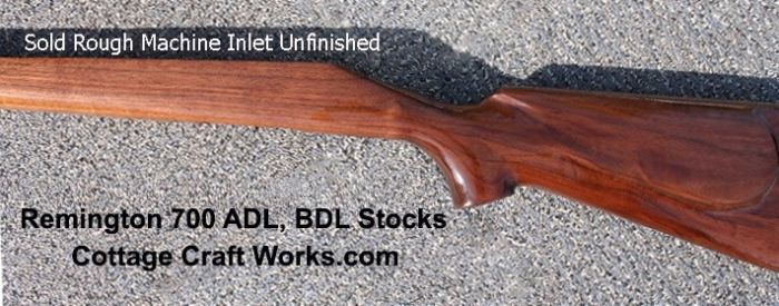 Replacement rifle stock Remington 700 ADL-BDL.