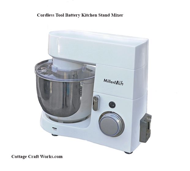 Battery Powered Stand Mixer | Tool Battery Kitchen Stand Mixer ...