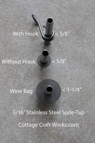304 stainless maple sap spiles-spouts-taps