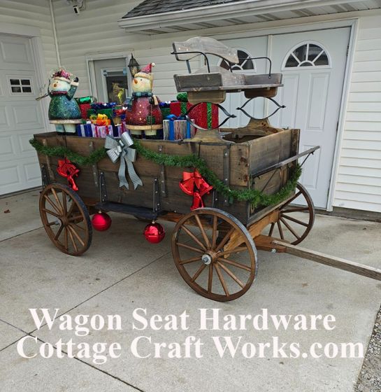 Replica Buckboard Wagon Seat Hardware-Plans Kit