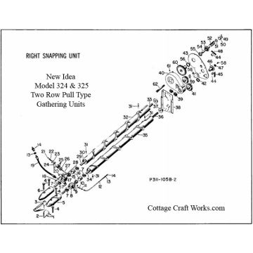 Replacement Parts, New Idea 324, 325 Corn Pickers