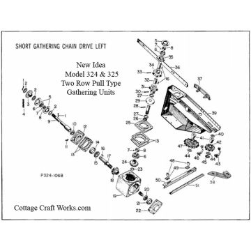 Replacement Parts, New Idea 324, 325 Corn Pickers