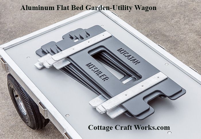 Buy Aluminum Flatbed Garden Utility Wagon | Heavy-Duty Yard & Farm Cart