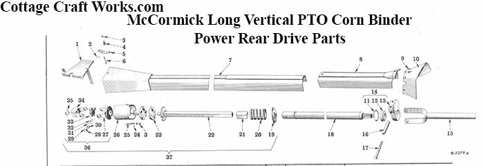 IHC McCormick PTO Driven Corn Binder Trans, Power Drive
