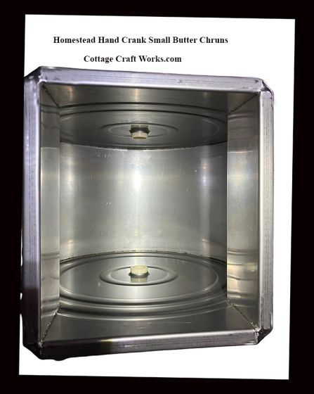 Durable 2-Gallon Hand Crank Stainless Steel Butter Churn — Homemade ...