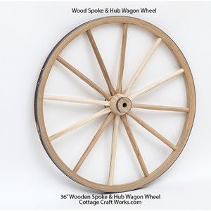 36 Decorative Wagon Wheel