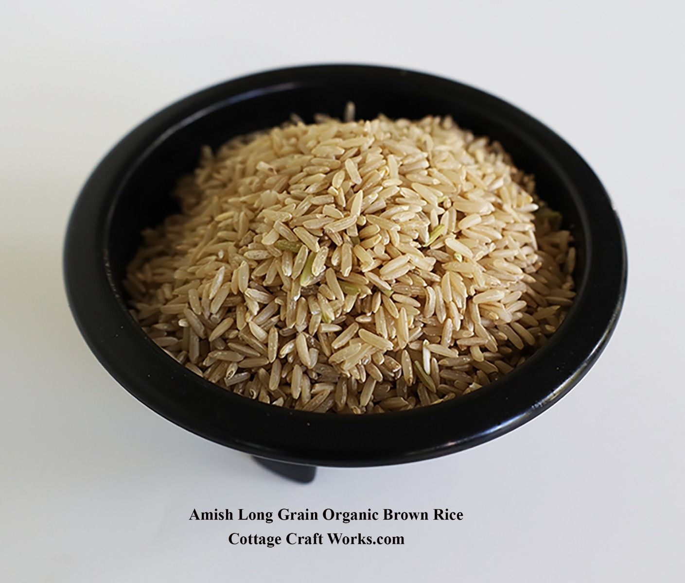 Amish Organic Long Grain Brown Rice 25 lb