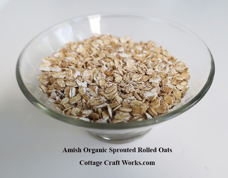 Organic Sprouted Roll Oats-USA Amish Produced