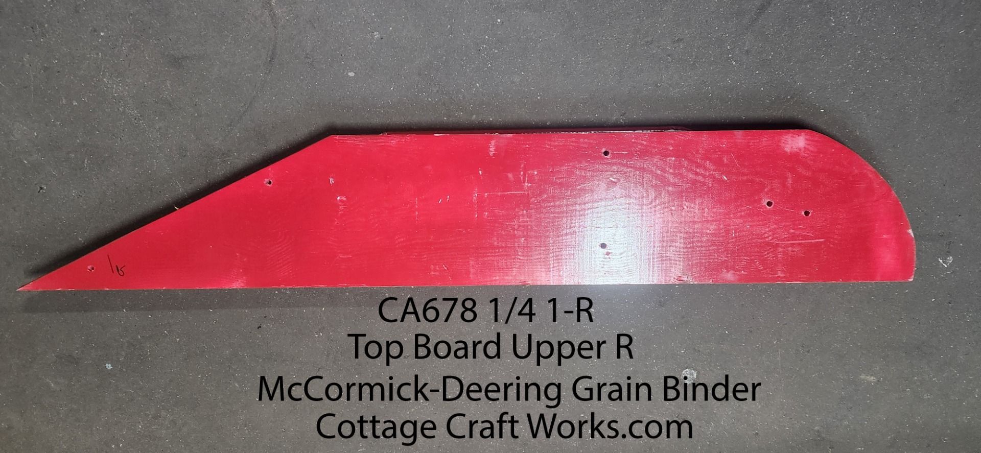 IHC Ground Drive Corn Binder Gatherer Upper-Lower R.H. Parts.