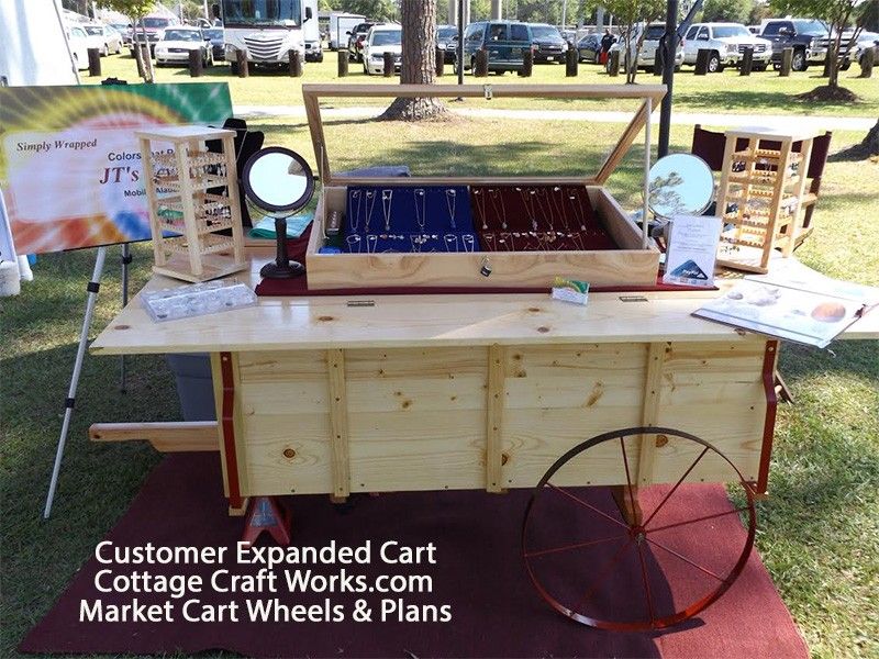 Use these plans and wheels to build an old time market cart