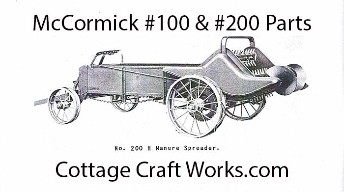 McCormick 100-200 Ground Driven Spreader Parts
