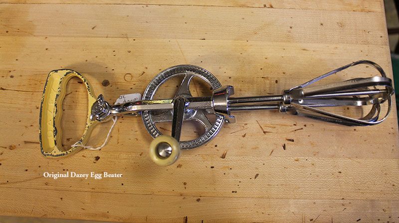 Country Egg Beater. USA Amish Made Smooth Cranking Mixer.