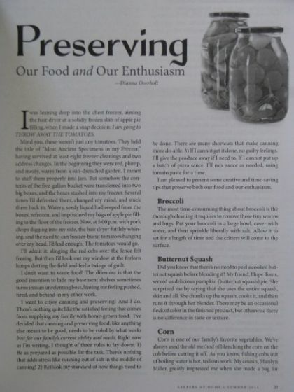 Keepers at Home-World-Renowned Quarterly Magazine