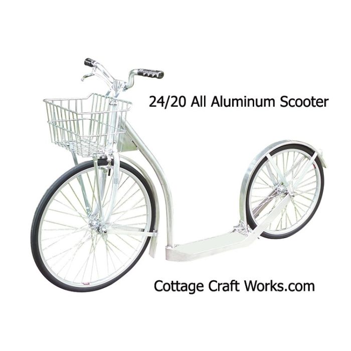 Amish Aluminum Push Scooter-Kick Bike Size 24/20