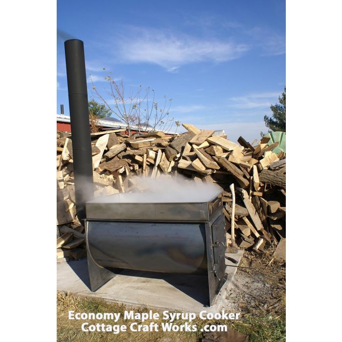 Hobby wood fired basic maple syrup cooker, evaporator
