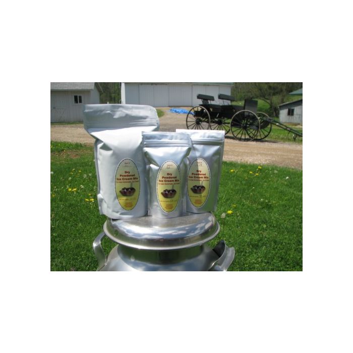 Homemade ice cream dry mix, Country 20 qt freezer size package