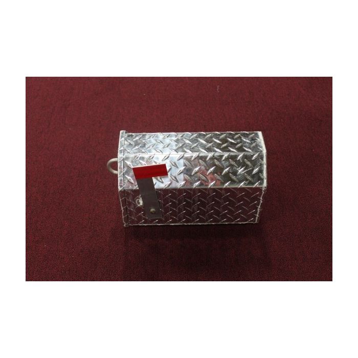 USA Sturdy Vandal Resistant Aluminum Diamond Plate Mailbox