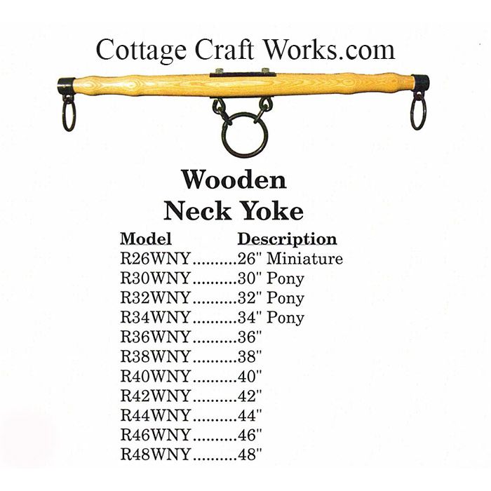 Horse Hitching Wooden Neck Yoke