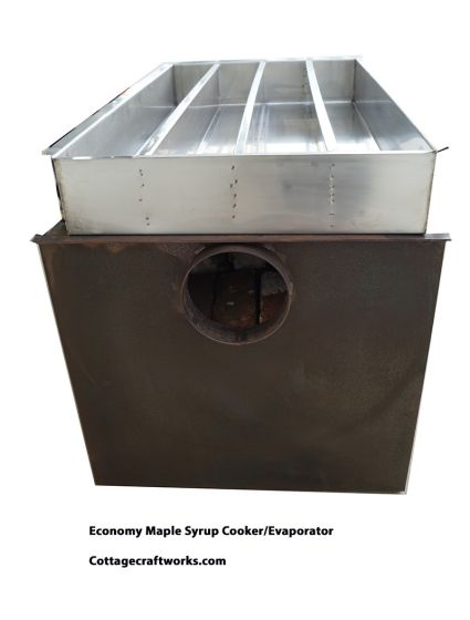 Hobby wood fired basic maple syrup cooker, evaporator